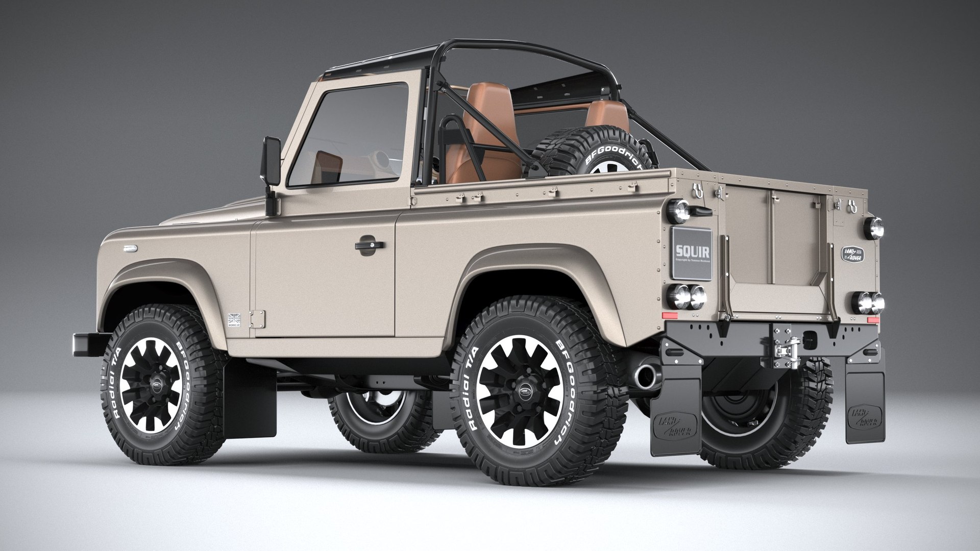 3D Land Rover Defender Classic V8 Soft Top 2025 - TurboSquid 2425582