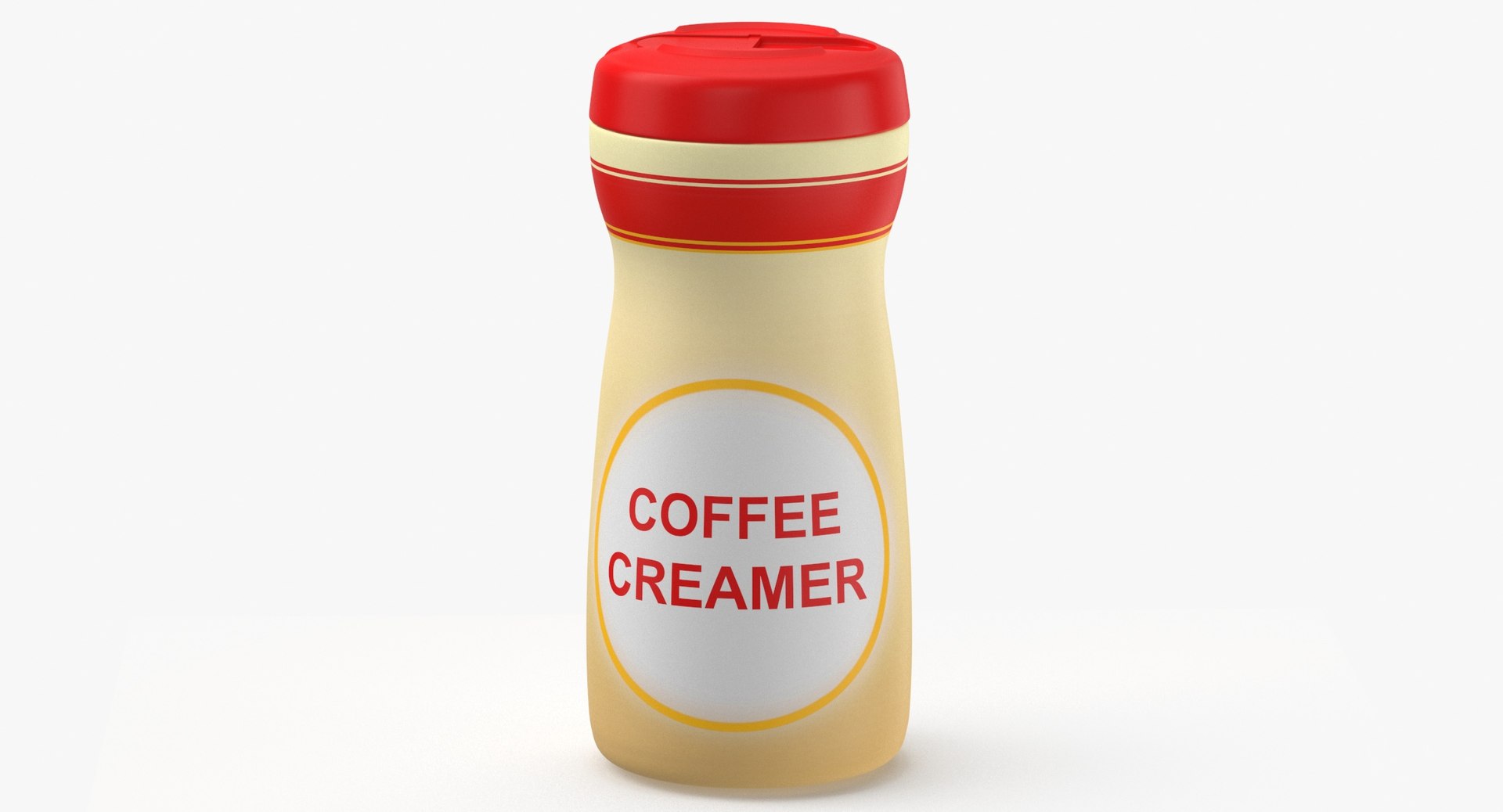 Dry Coffee Creamer Generic Label 3D Model - TurboSquid 1991503