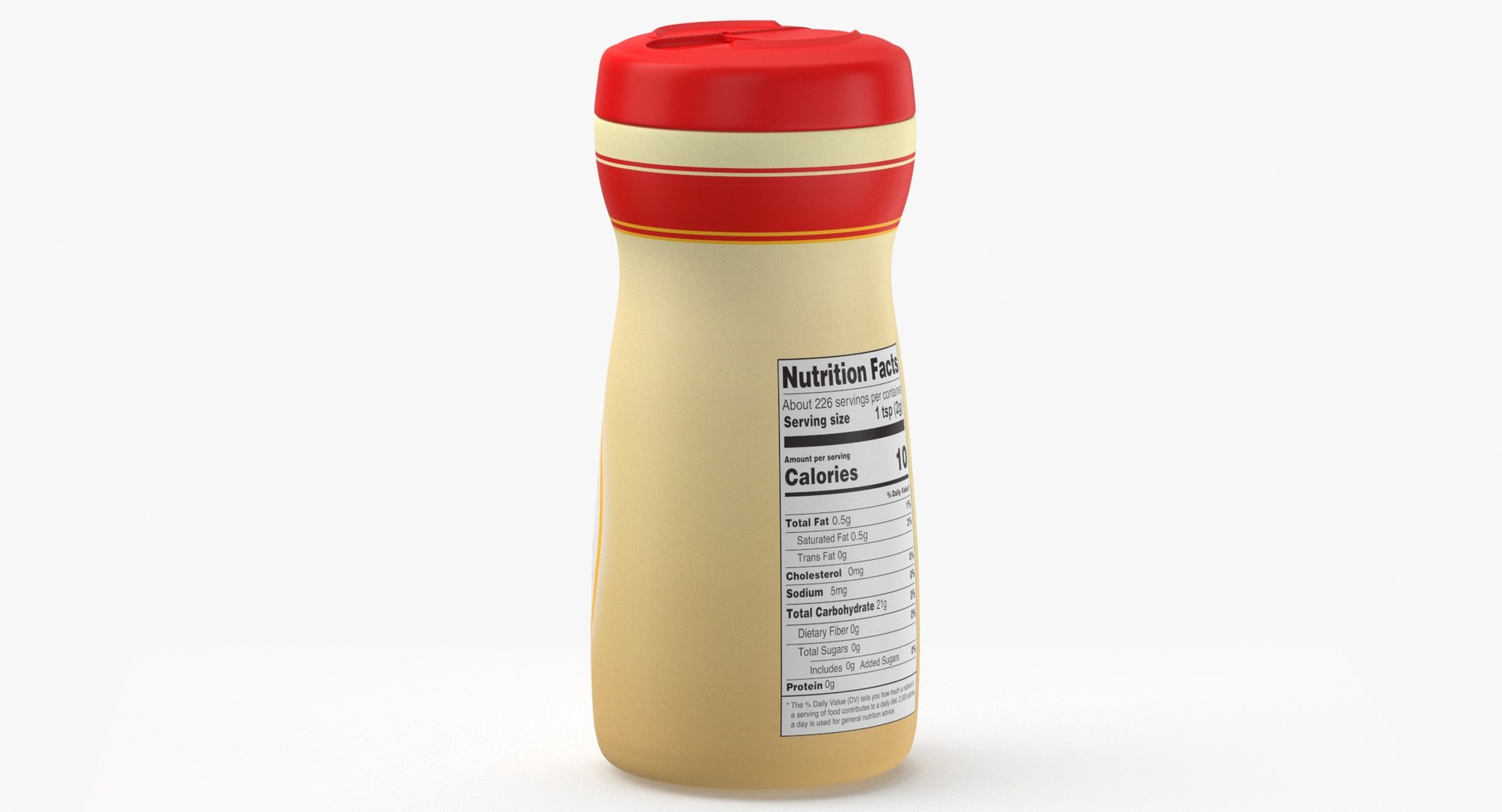Dry Coffee Creamer Generic Label 3D Model - TurboSquid 1991503
