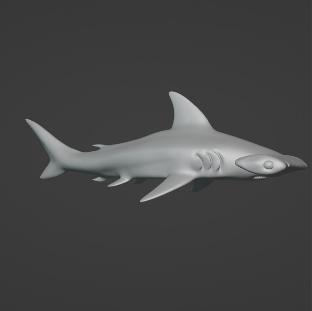 3D Hammerhead Shark - TurboSquid 2054692
