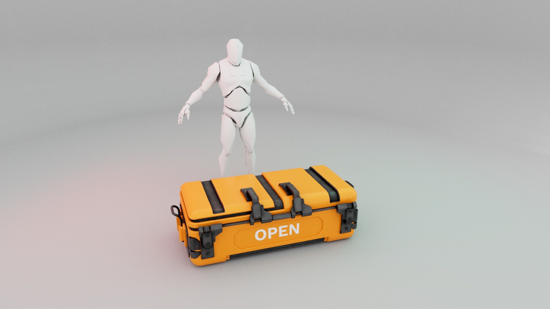 3D Sci-Fi Crate With Unreal Engine BP Model - TurboSquid 1852033