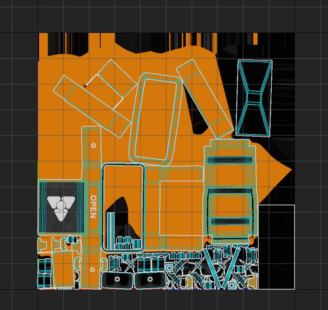 3D Sci-Fi Crate With Unreal Engine BP Model - TurboSquid 1852033
