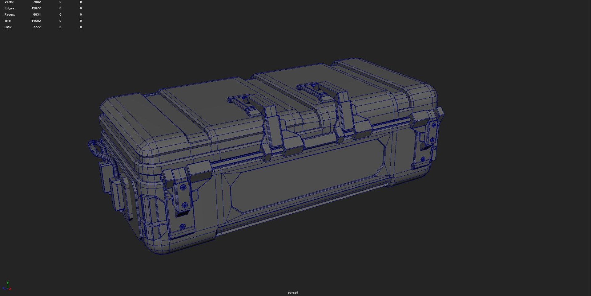 3D Sci-Fi Crate With Unreal Engine BP Model - TurboSquid 1852033