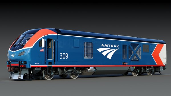 Modello 3D Locomotiva AMTRAK ALC-42 - TurboSquid 1991997
