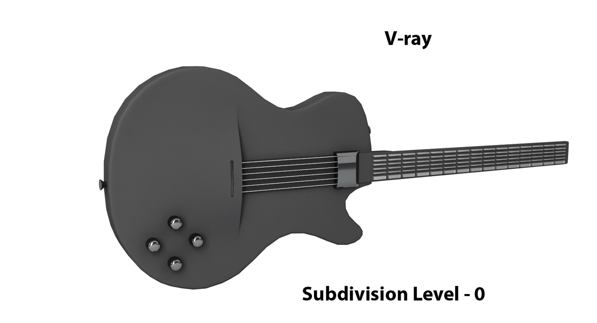 Musical Instruments 4 In1 3D Model - TurboSquid 2374432