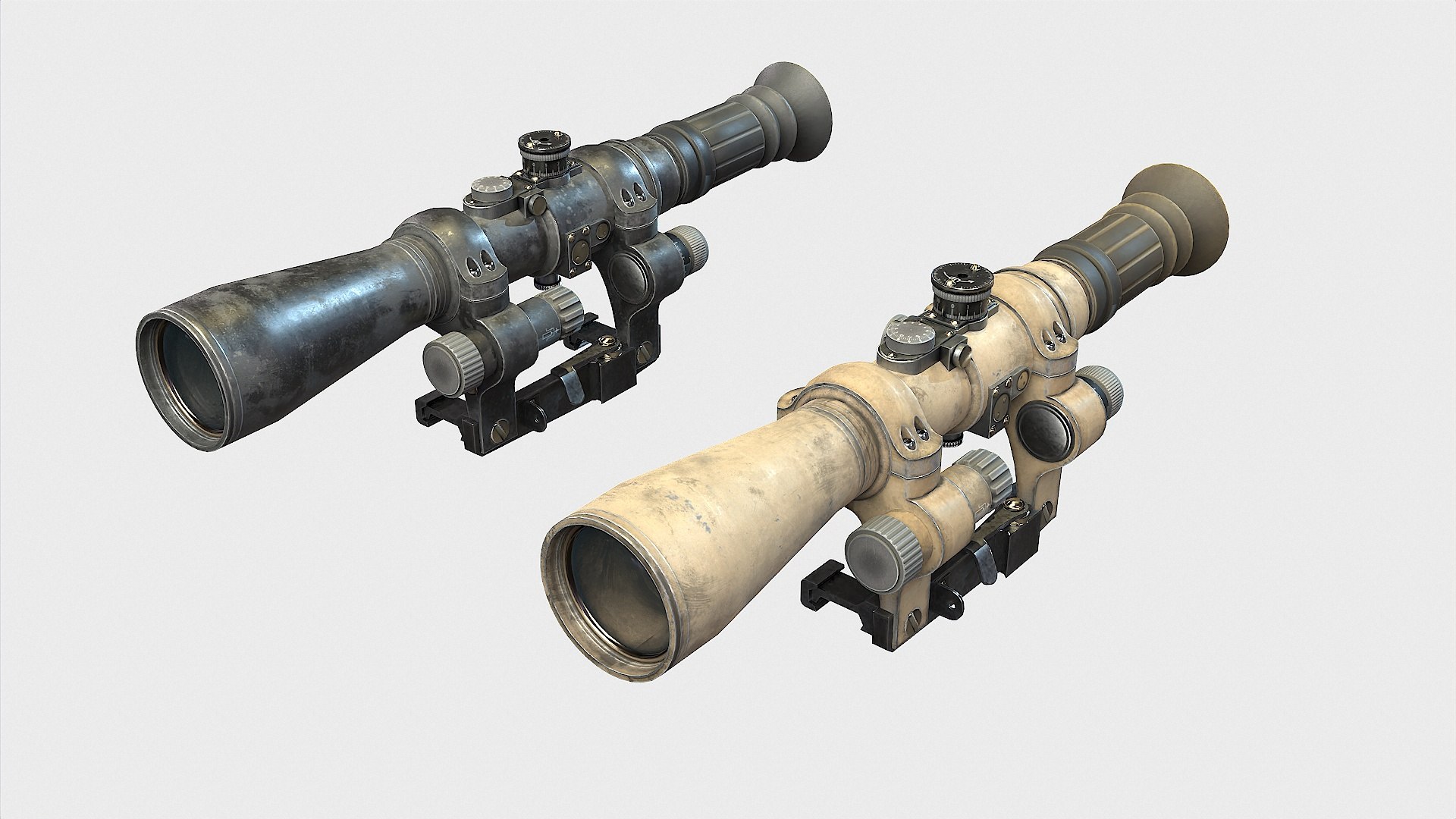 3D Optical Scope 103 PBR - TurboSquid 2242051