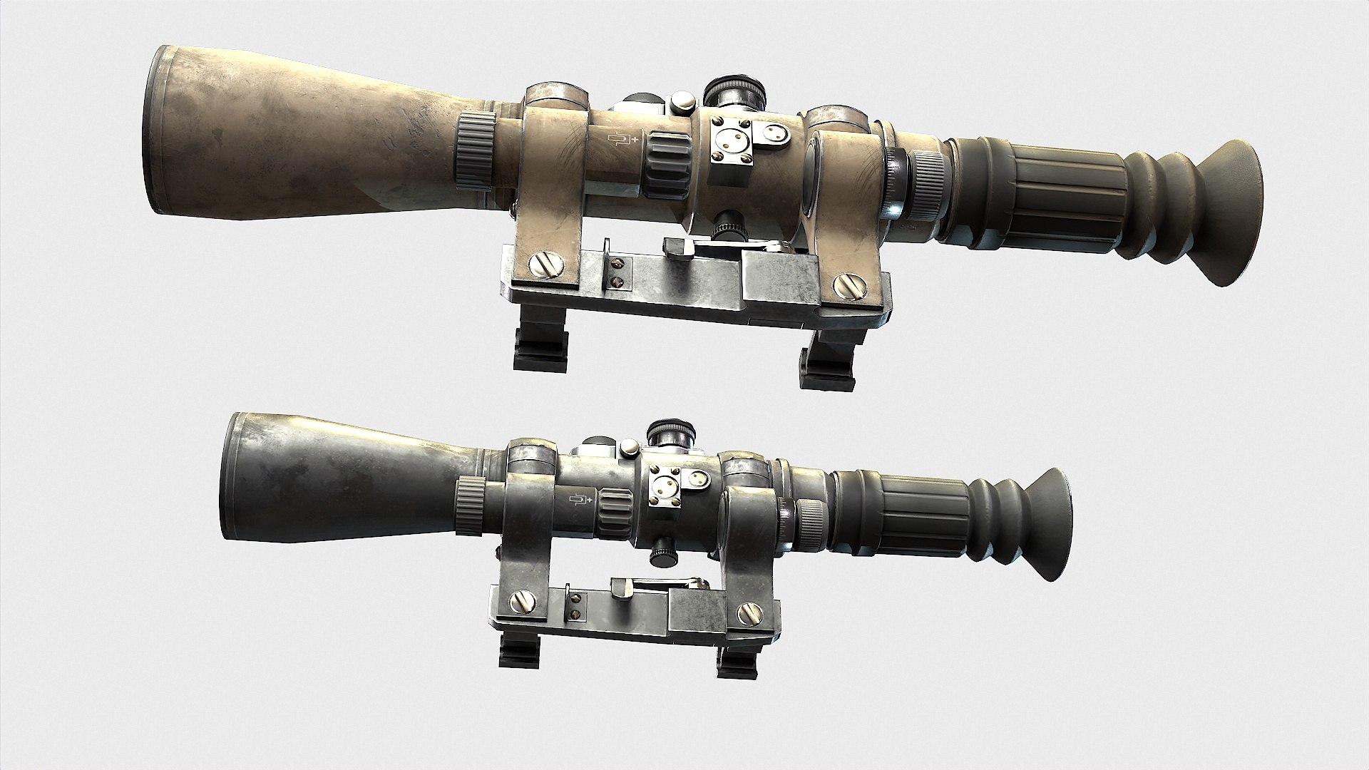 3D Optical Scope 103 PBR - TurboSquid 2242051