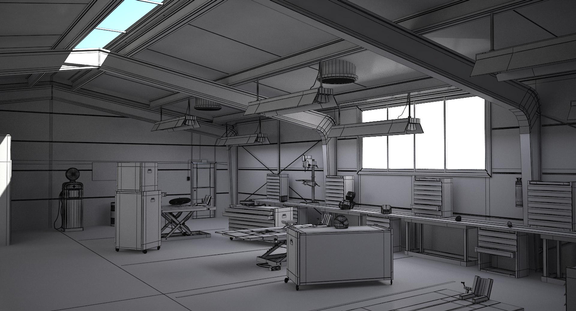 Motorcycle Service 3D Model - TurboSquid 1391405