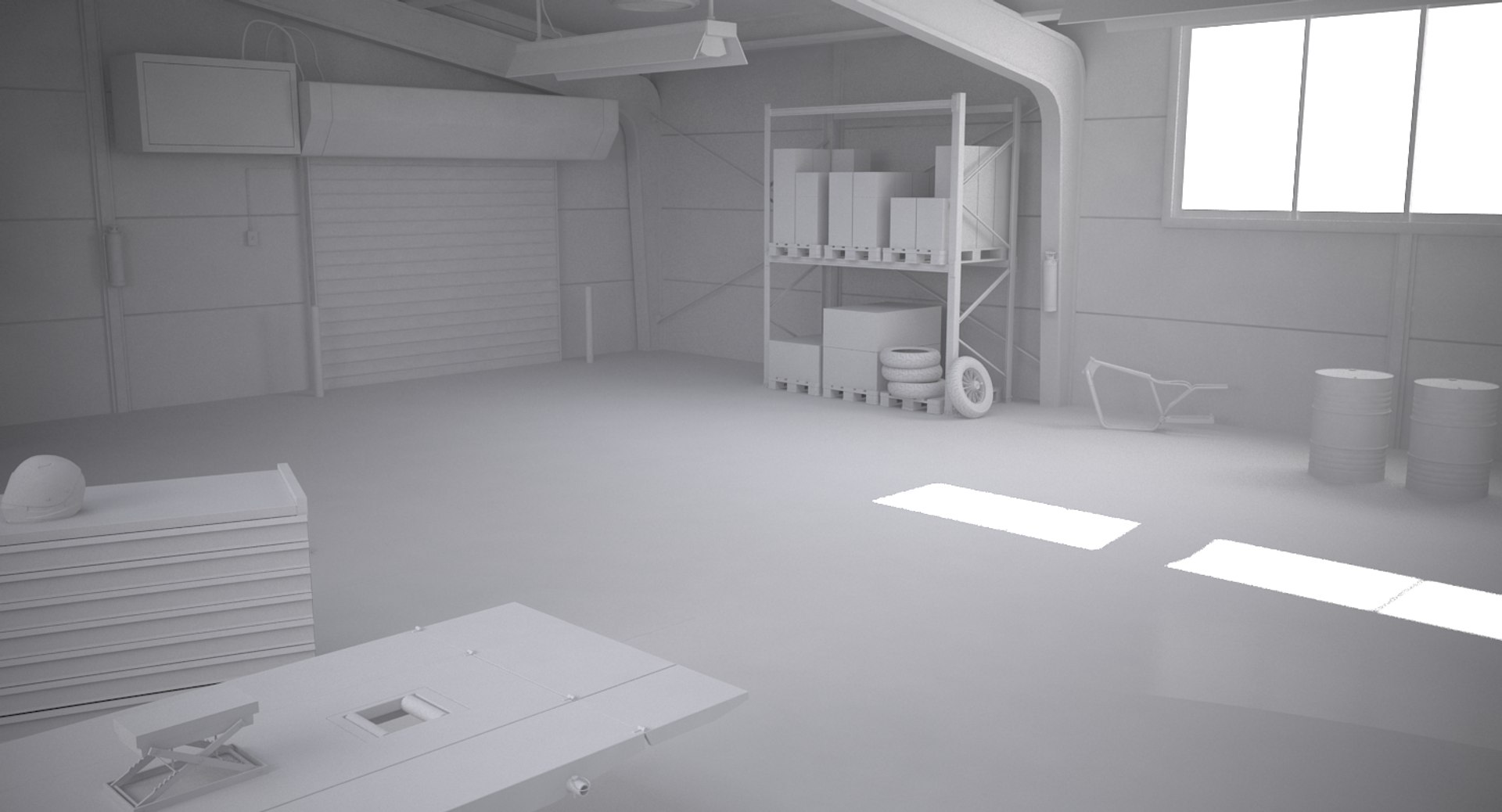 Motorcycle Service 3D Model - TurboSquid 1391405