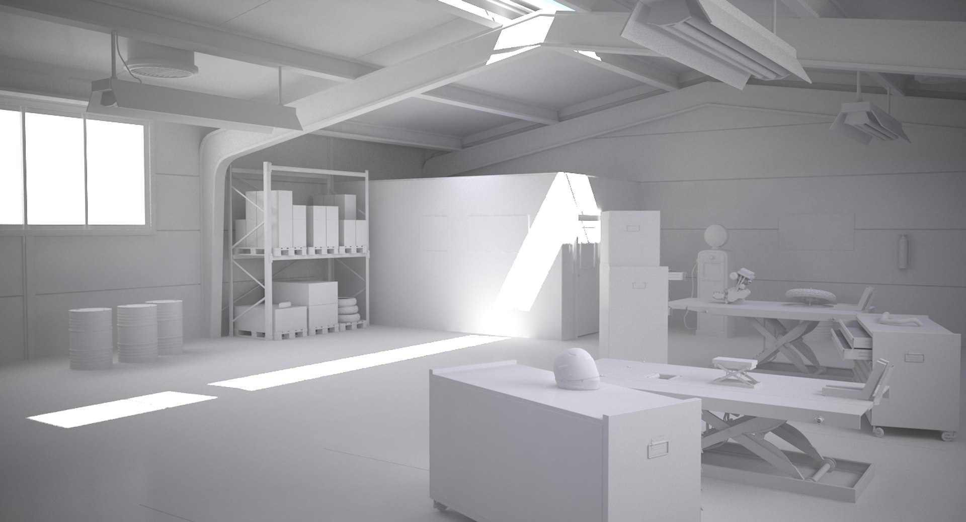 Motorcycle Service 3D Model - TurboSquid 1391405