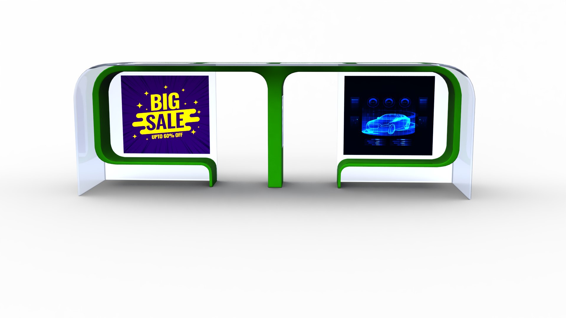 Bus Stop model - TurboSquid 1854475