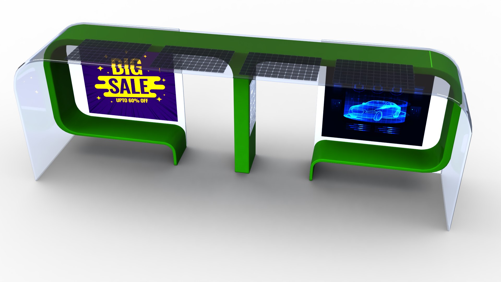 Bus Stop model - TurboSquid 1854475