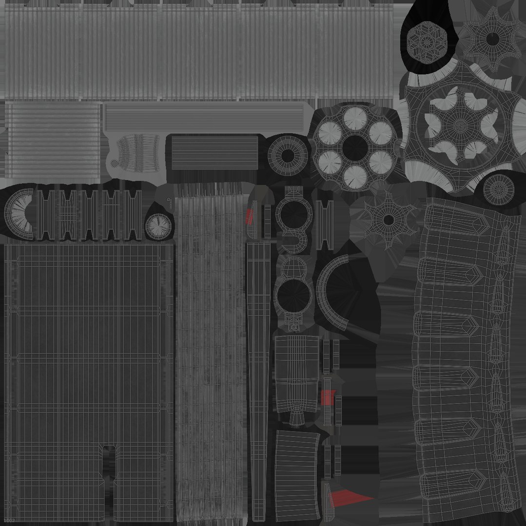 3D Colt python 357 6 inch Black - TurboSquid 2035840