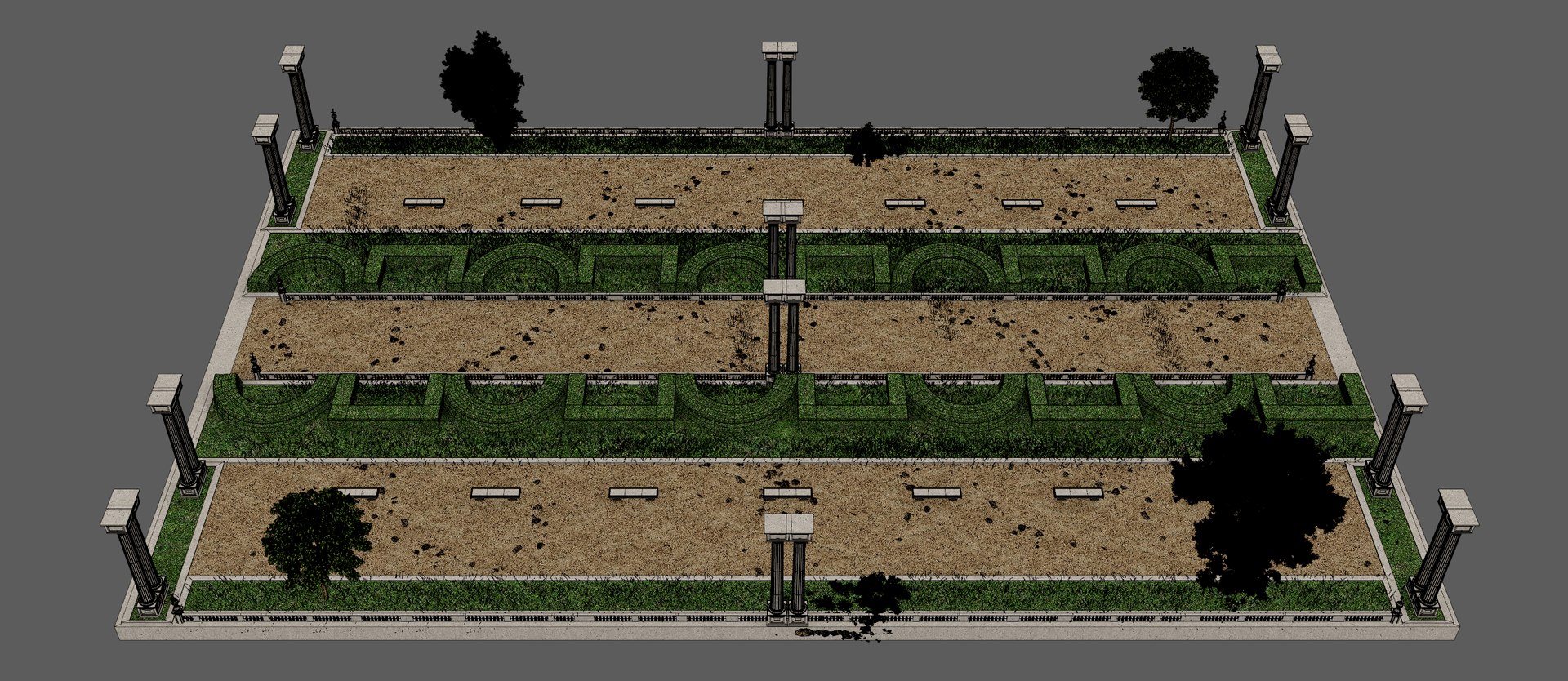 Classic Park Plaza 3D - TurboSquid 2279586