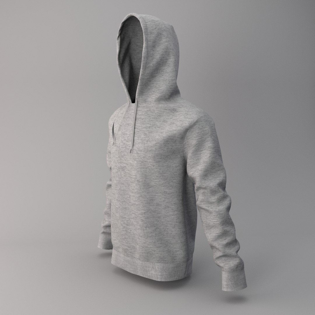 3D Model Hood Hoodie - TurboSquid 1231341