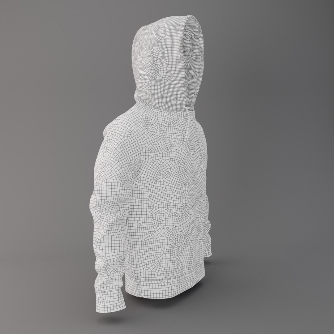 3D Model Hood Hoodie - TurboSquid 1231341