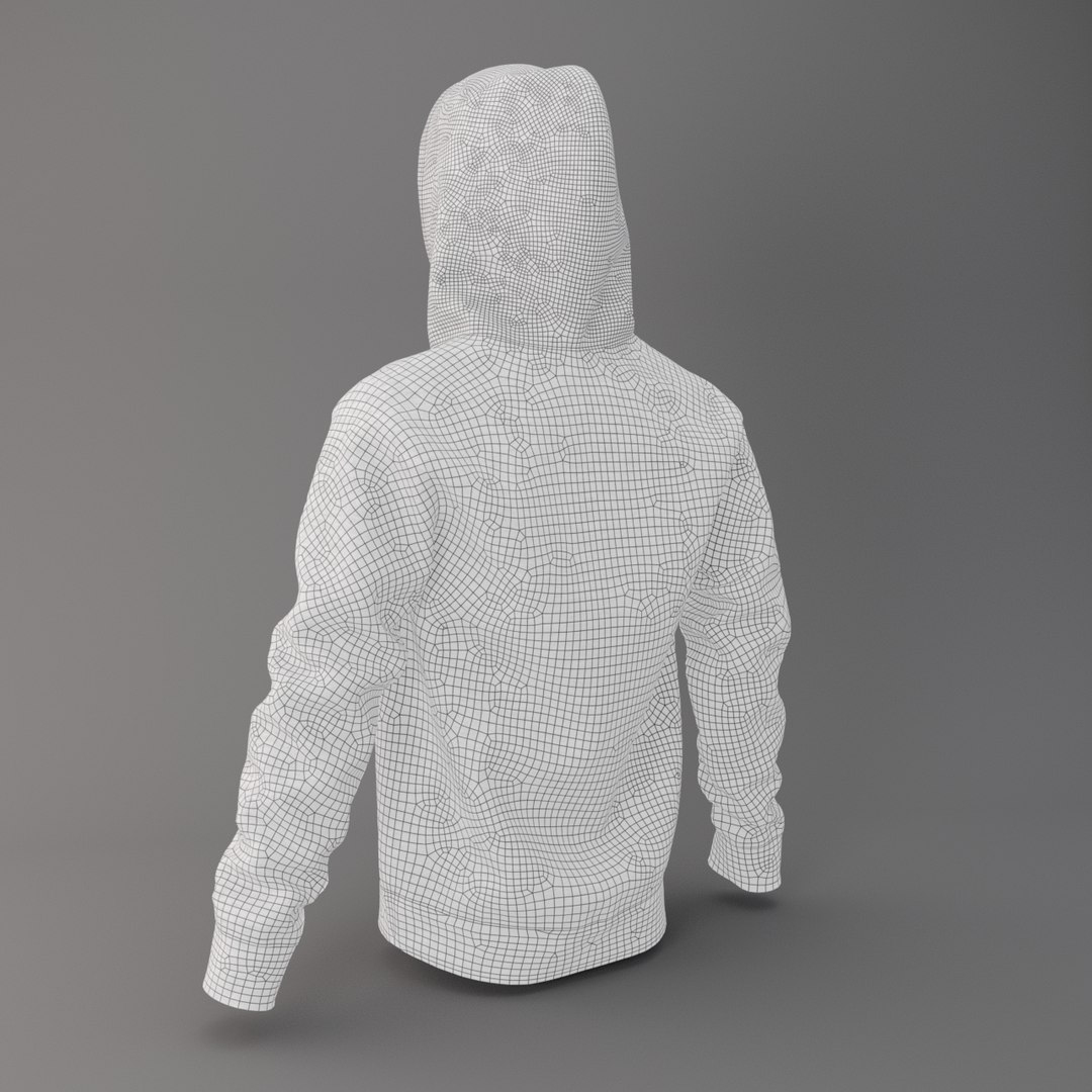 3D Model Hood Hoodie - TurboSquid 1231341