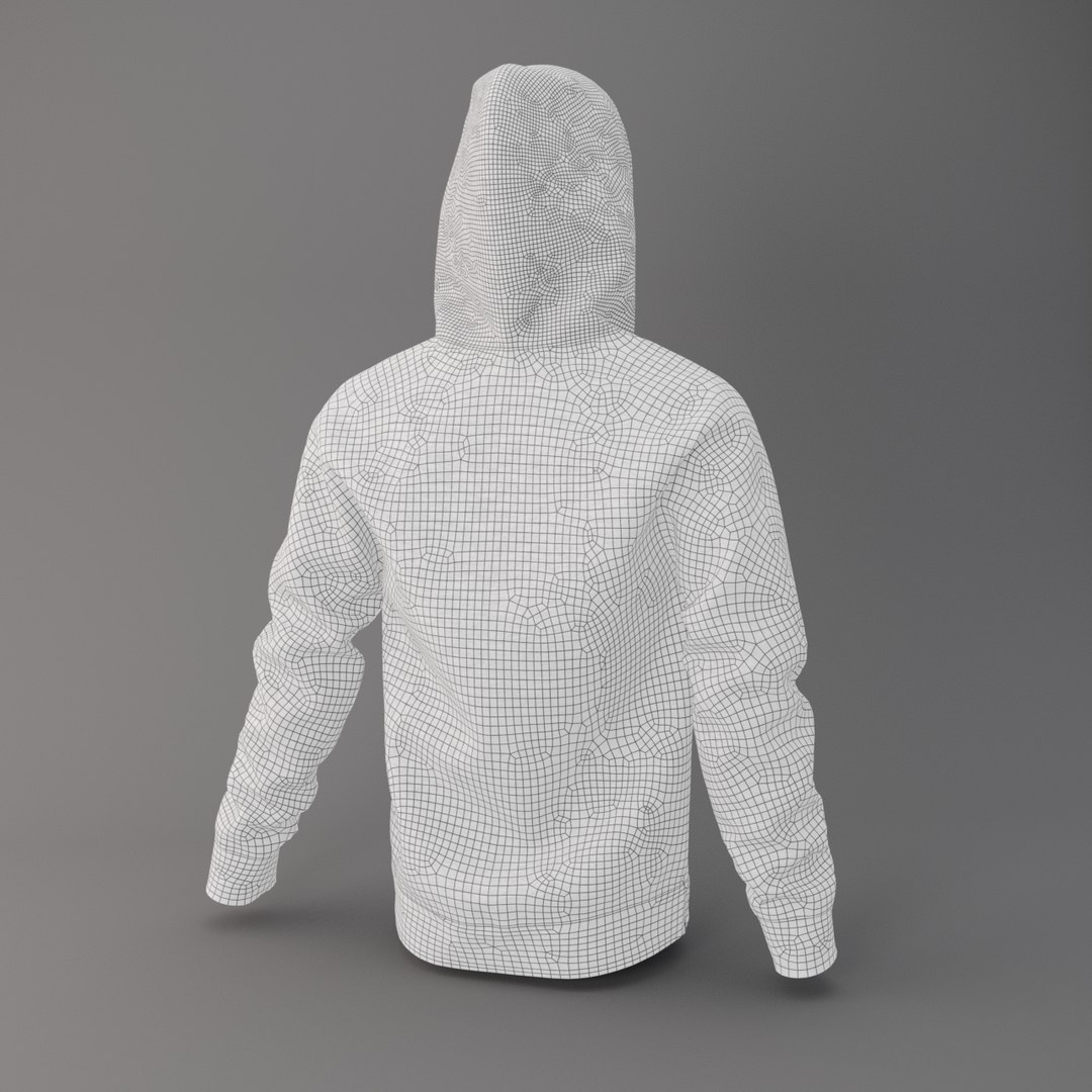 3D Model Hood Hoodie - TurboSquid 1231341