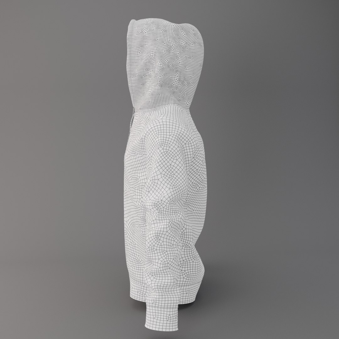 3D Model Hood Hoodie - TurboSquid 1231341