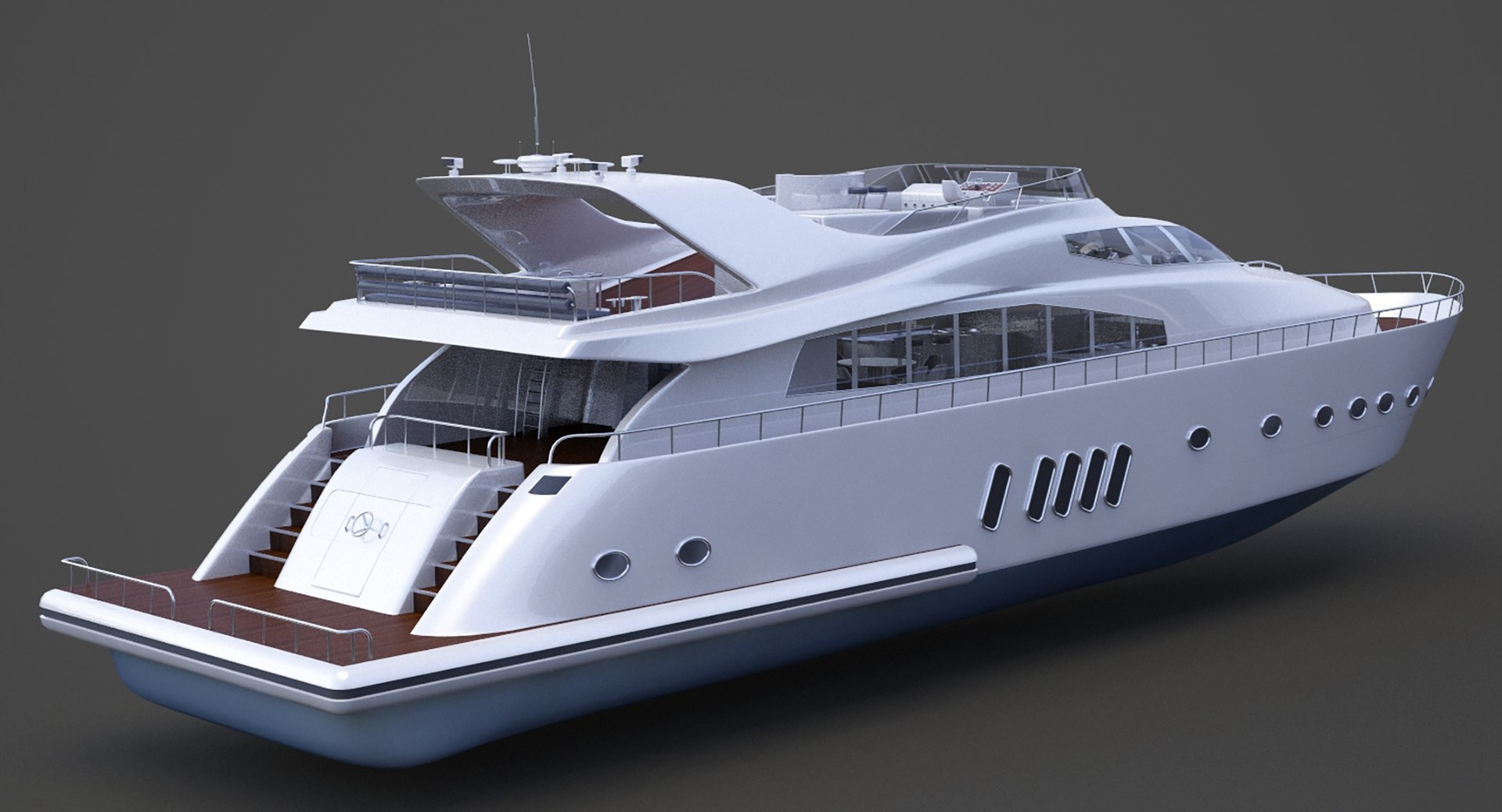 Photorealistic Yacht 02 3D Model - TurboSquid 2152526