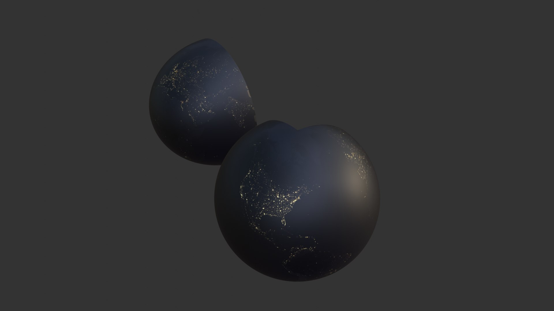 3D Model Night Earth - TurboSquid 2055796