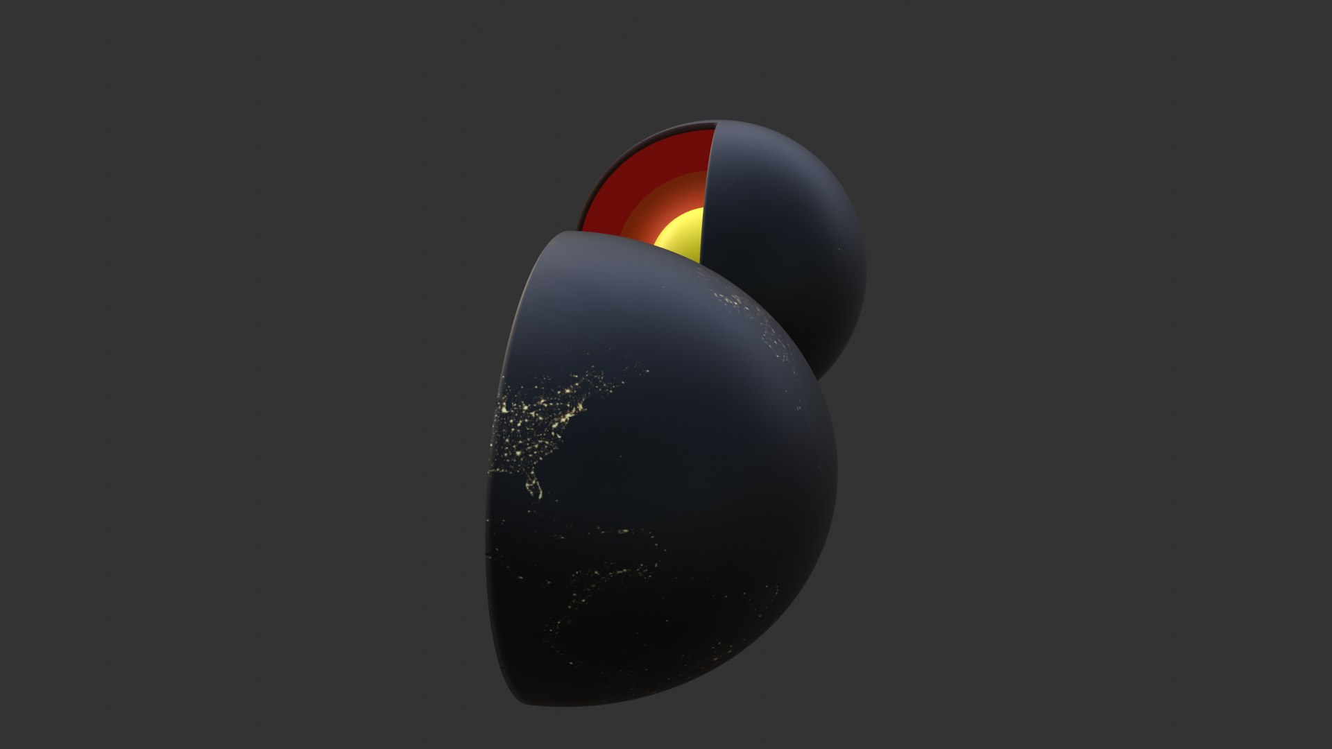 3D Model Night Earth - TurboSquid 2055796
