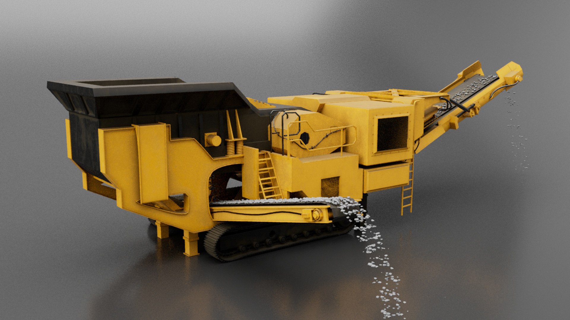 Stone Crusher 3D Model - TurboSquid 2081570