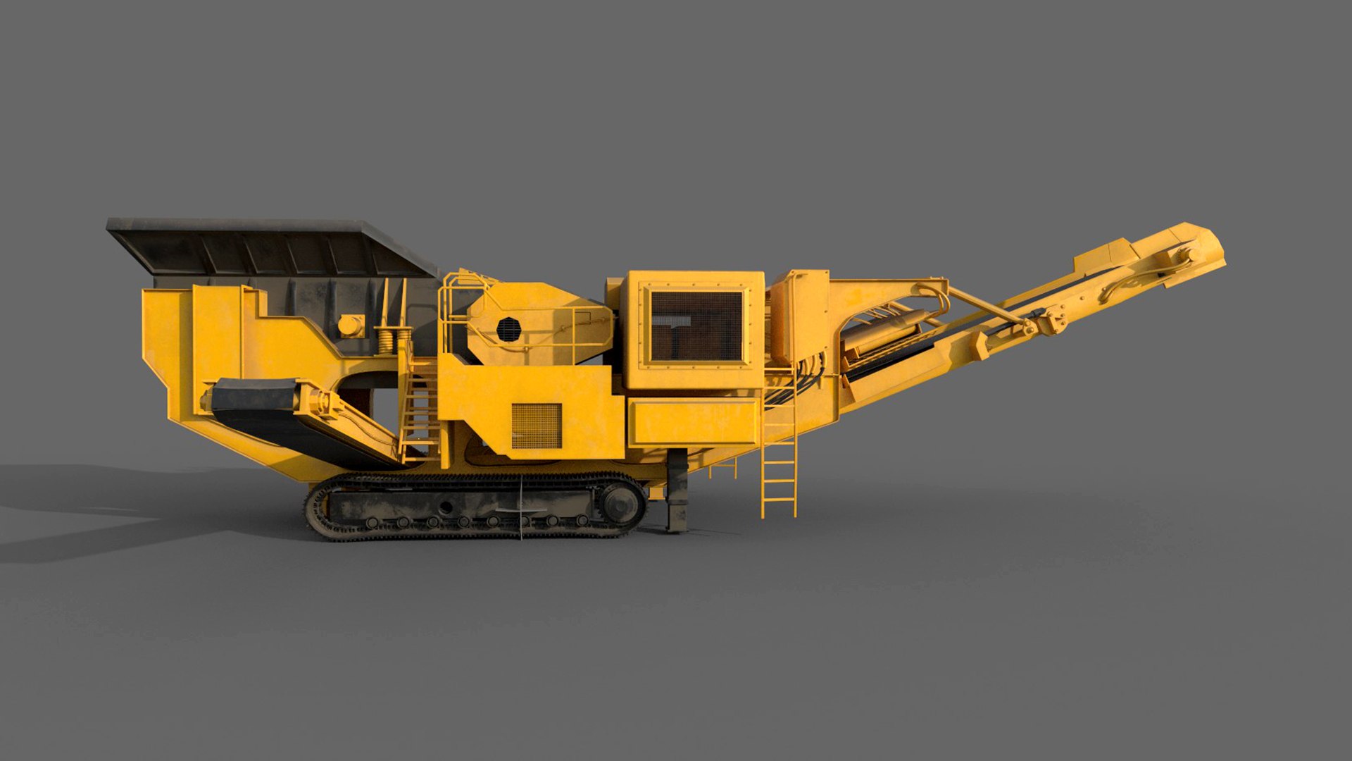 Stone Crusher 3D Model - TurboSquid 2081570