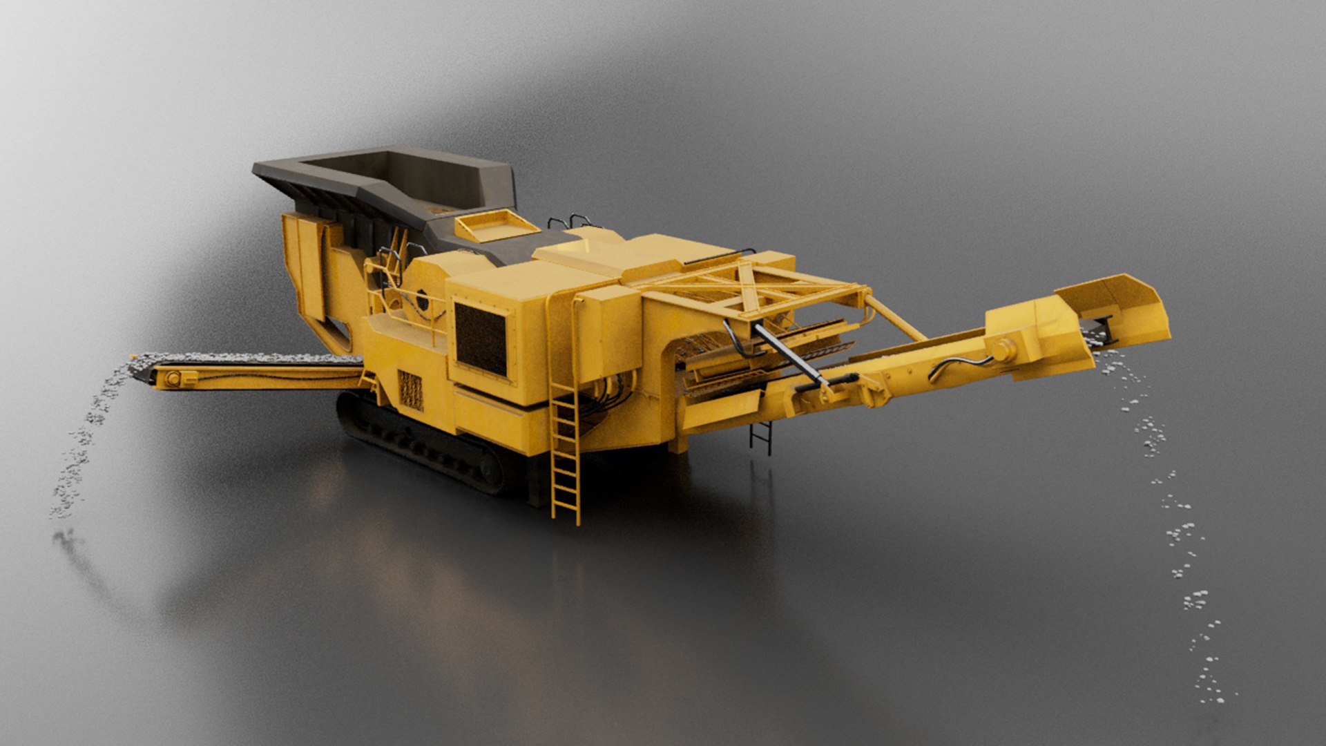 Stone Crusher 3D Model - TurboSquid 2081570
