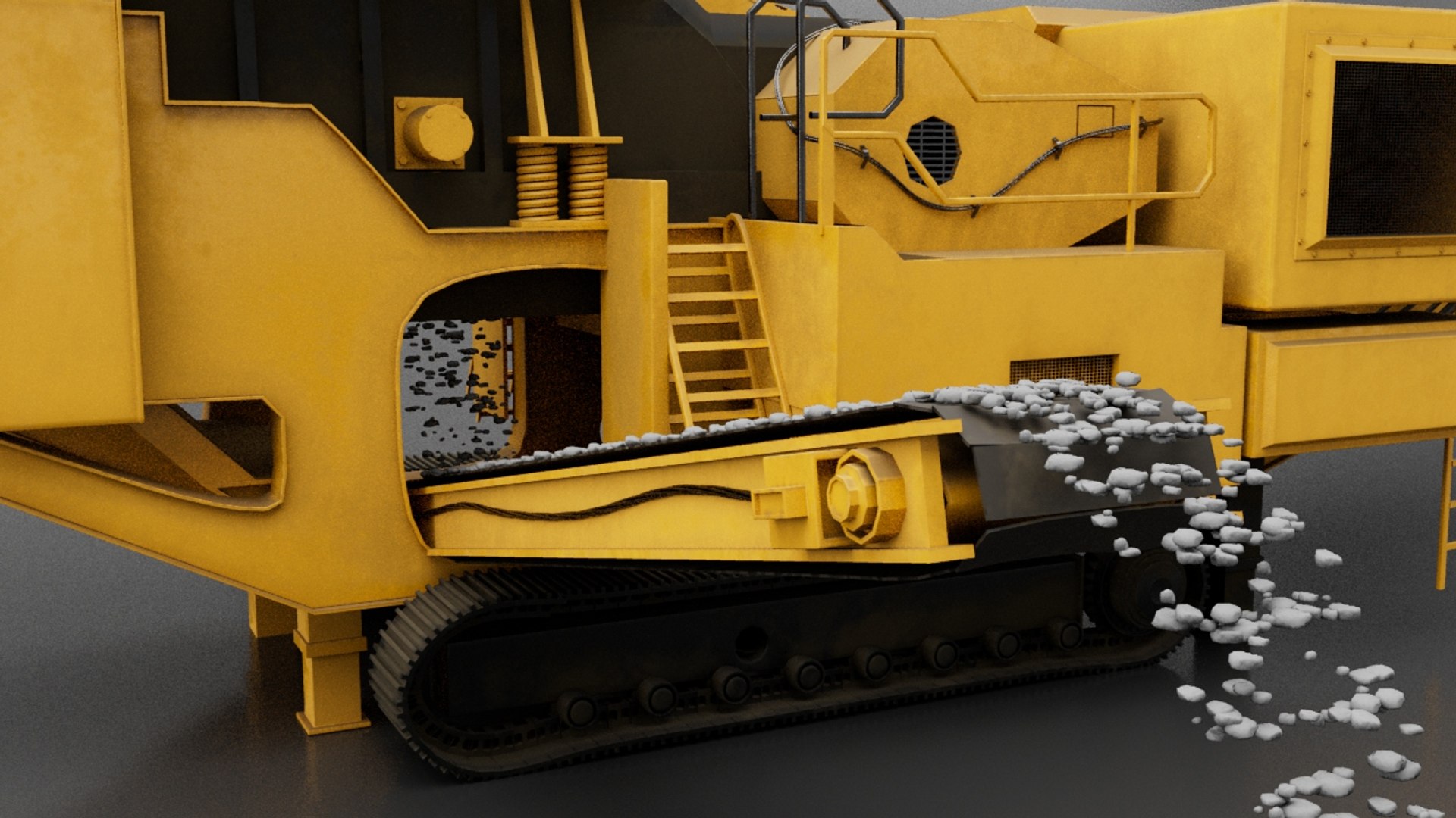 Stone Crusher 3D Model - TurboSquid 2081570