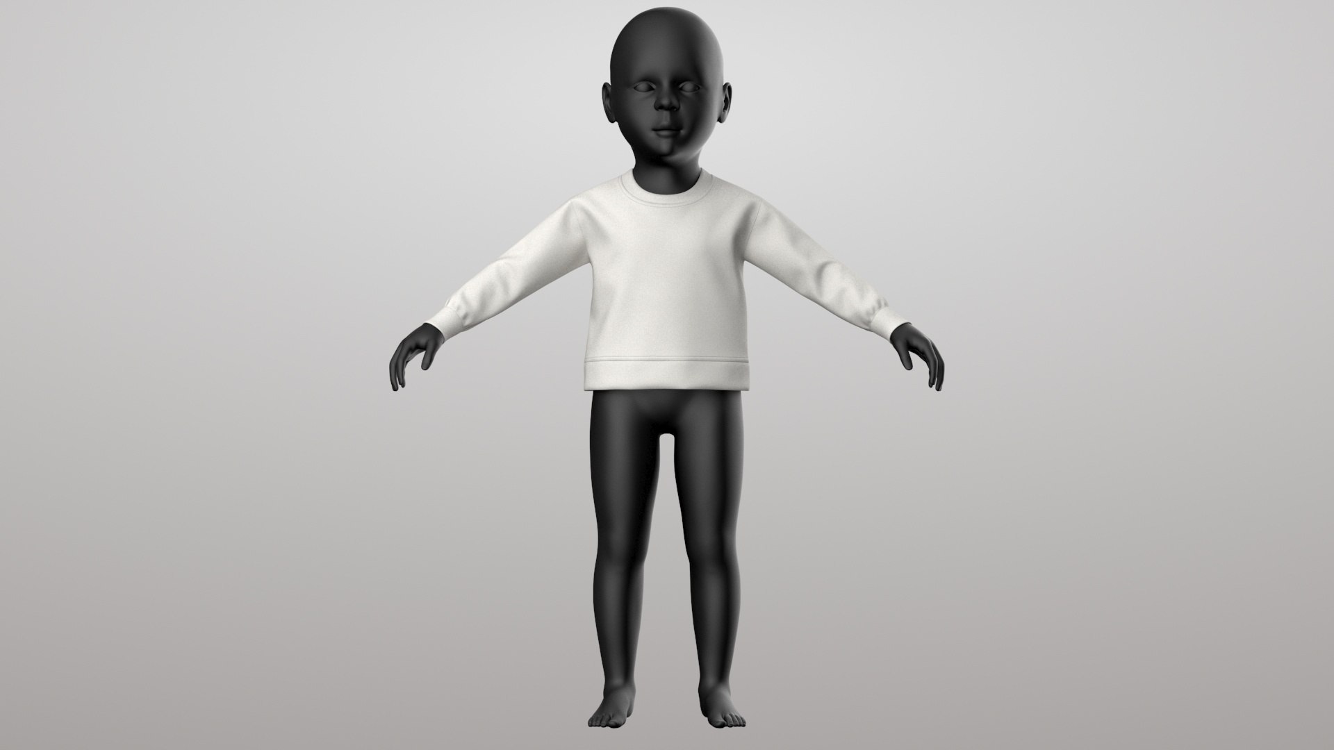 Sweater Baby PBR 3D Model - TurboSquid 2184200