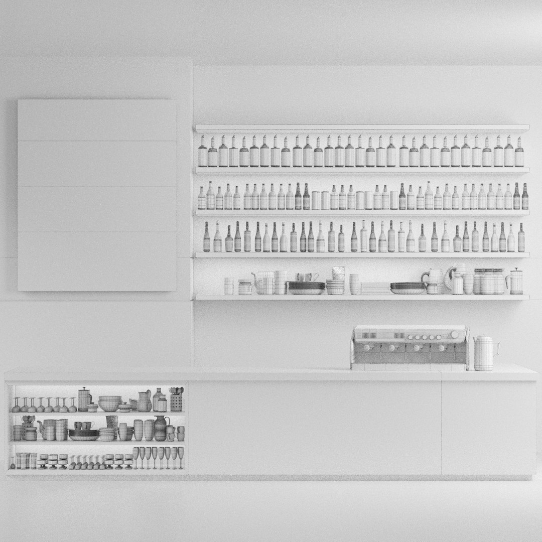 3D Coffee Point Design 6 Model - TurboSquid 1746268