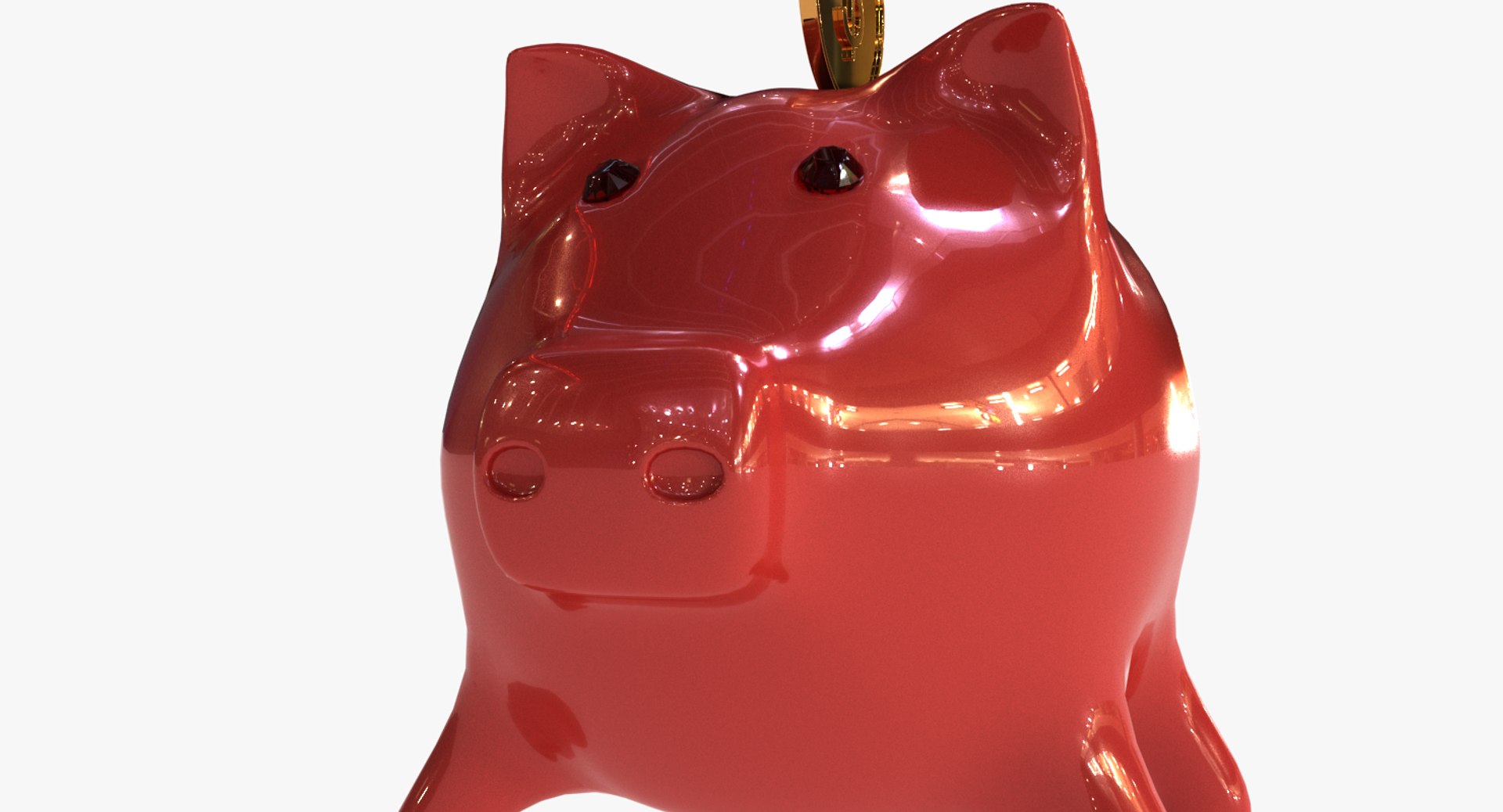 3d Pig Coin Bank