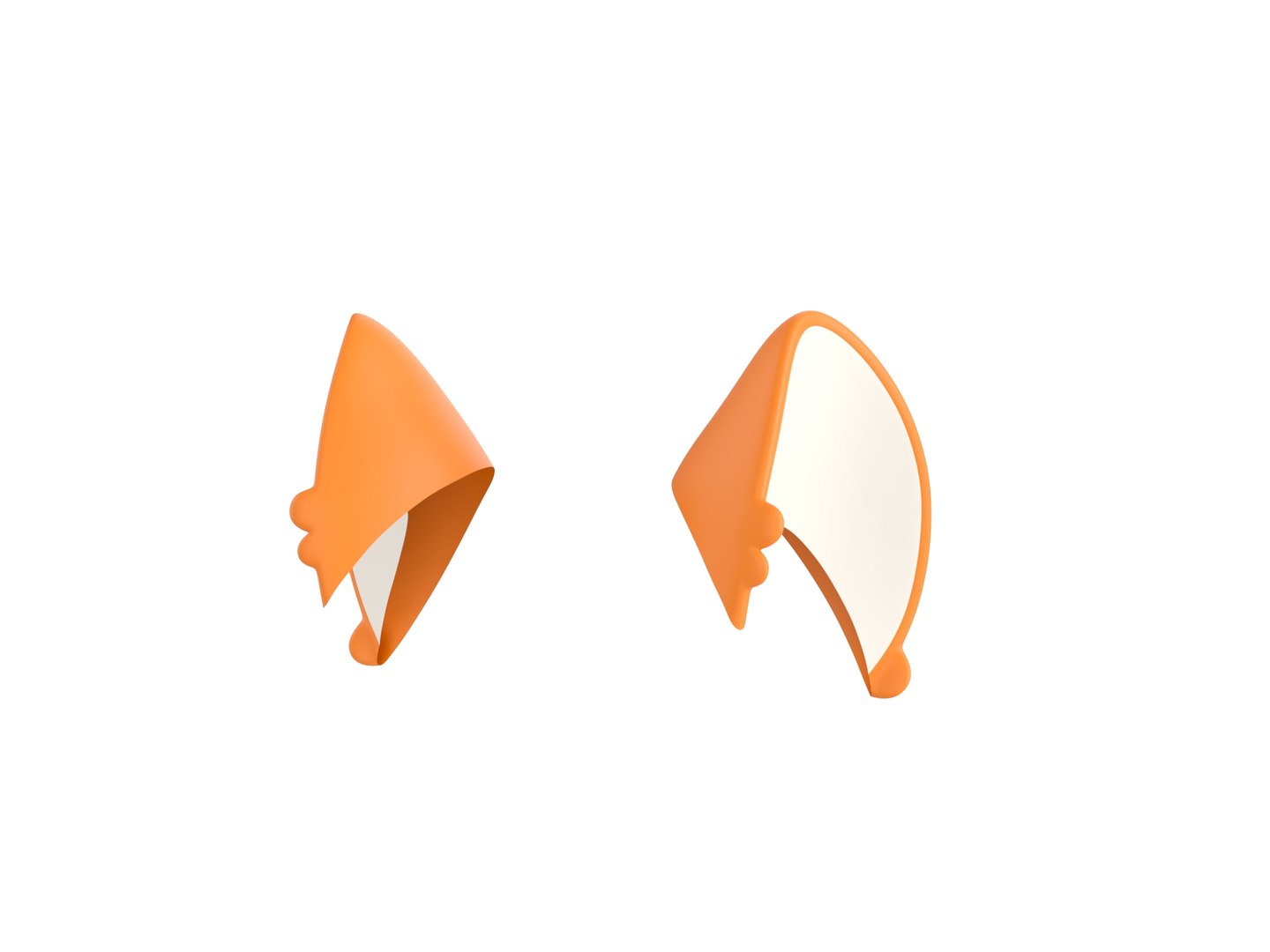 Cartoon Ears Pack 3D Model - TurboSquid 2252626