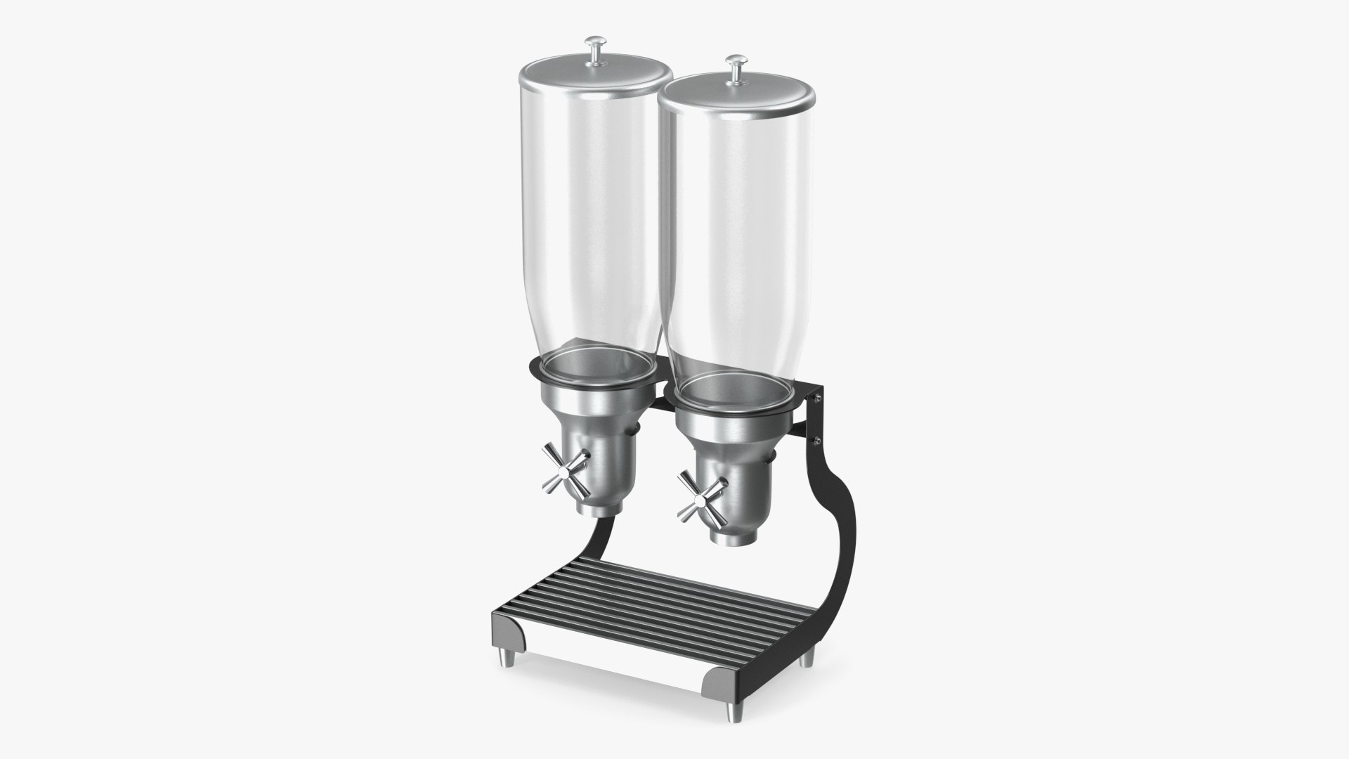 Double Food Dispenser with Metal Base 3D model - TurboSquid 1956012
