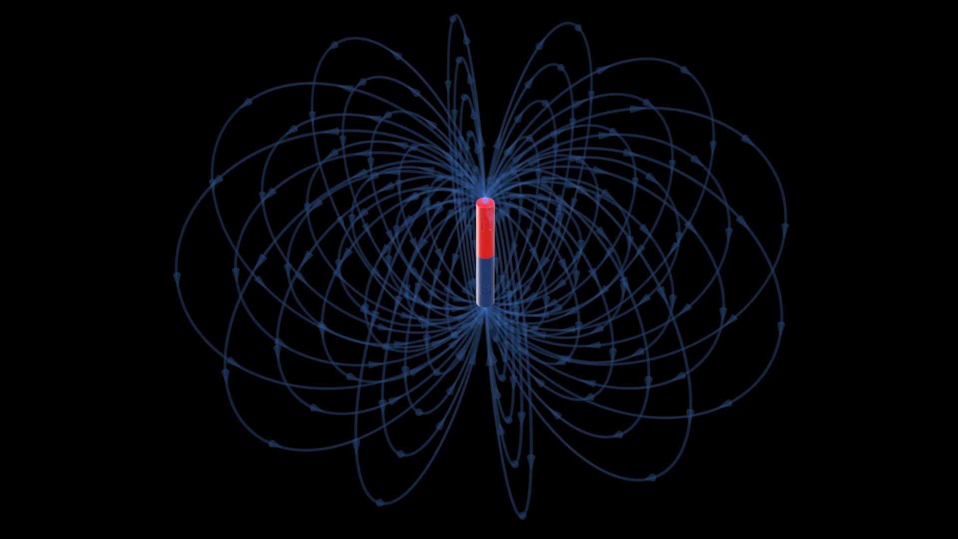 3D model magnetic field cylinder - TurboSquid 1700188