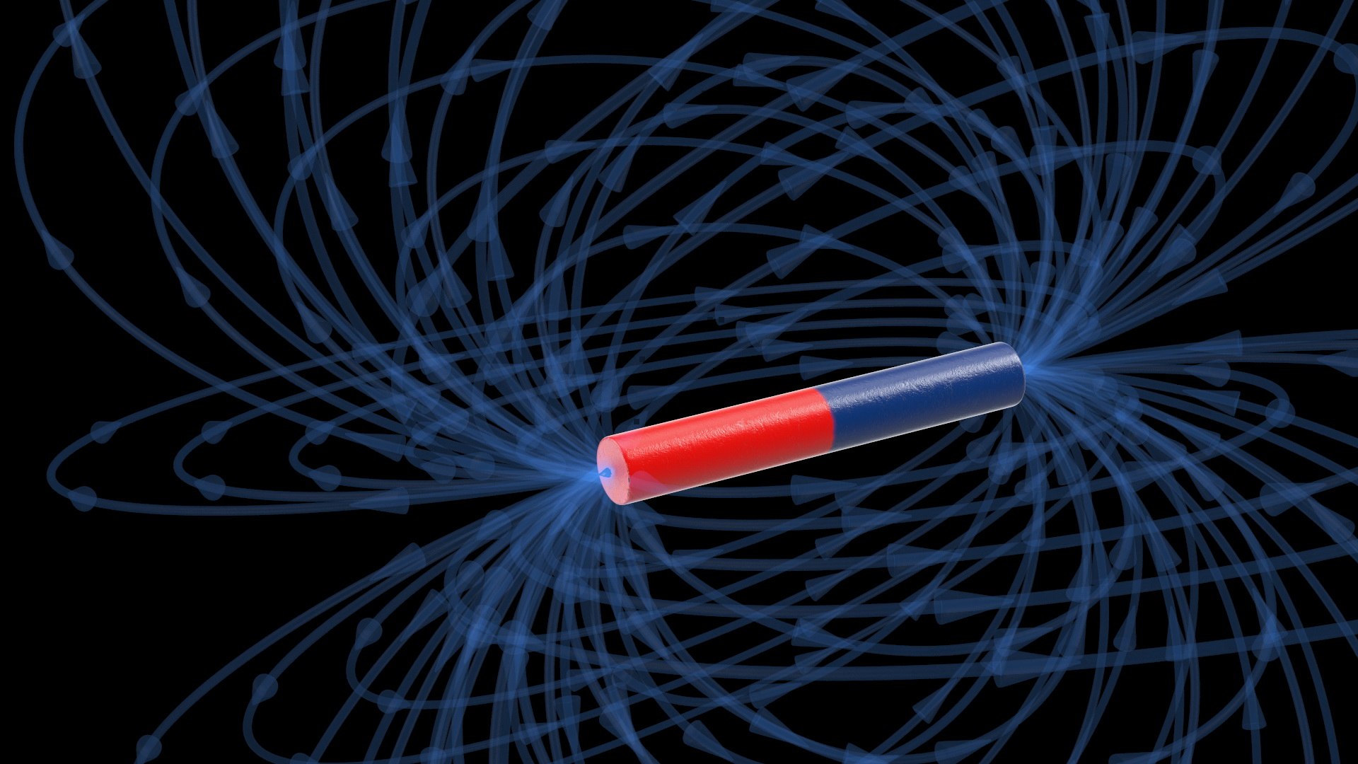 3D model magnetic field cylinder - TurboSquid 1700188