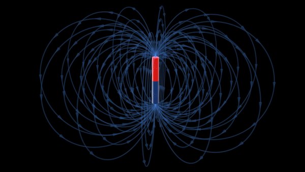 3D model magnetic field cylinder - TurboSquid 1700188
