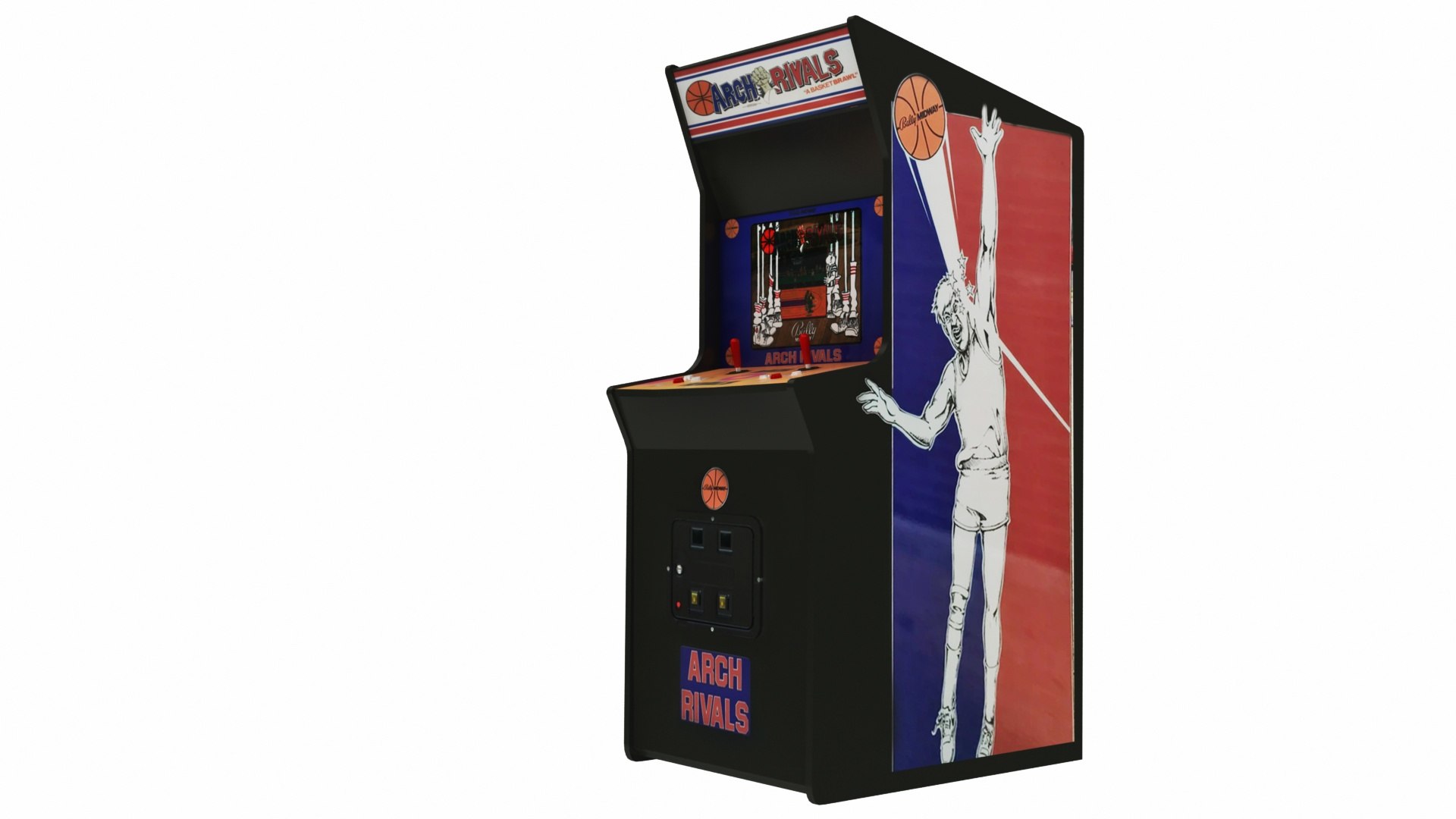 3D Arch Rivals Arcade Machine - TurboSquid 1503698