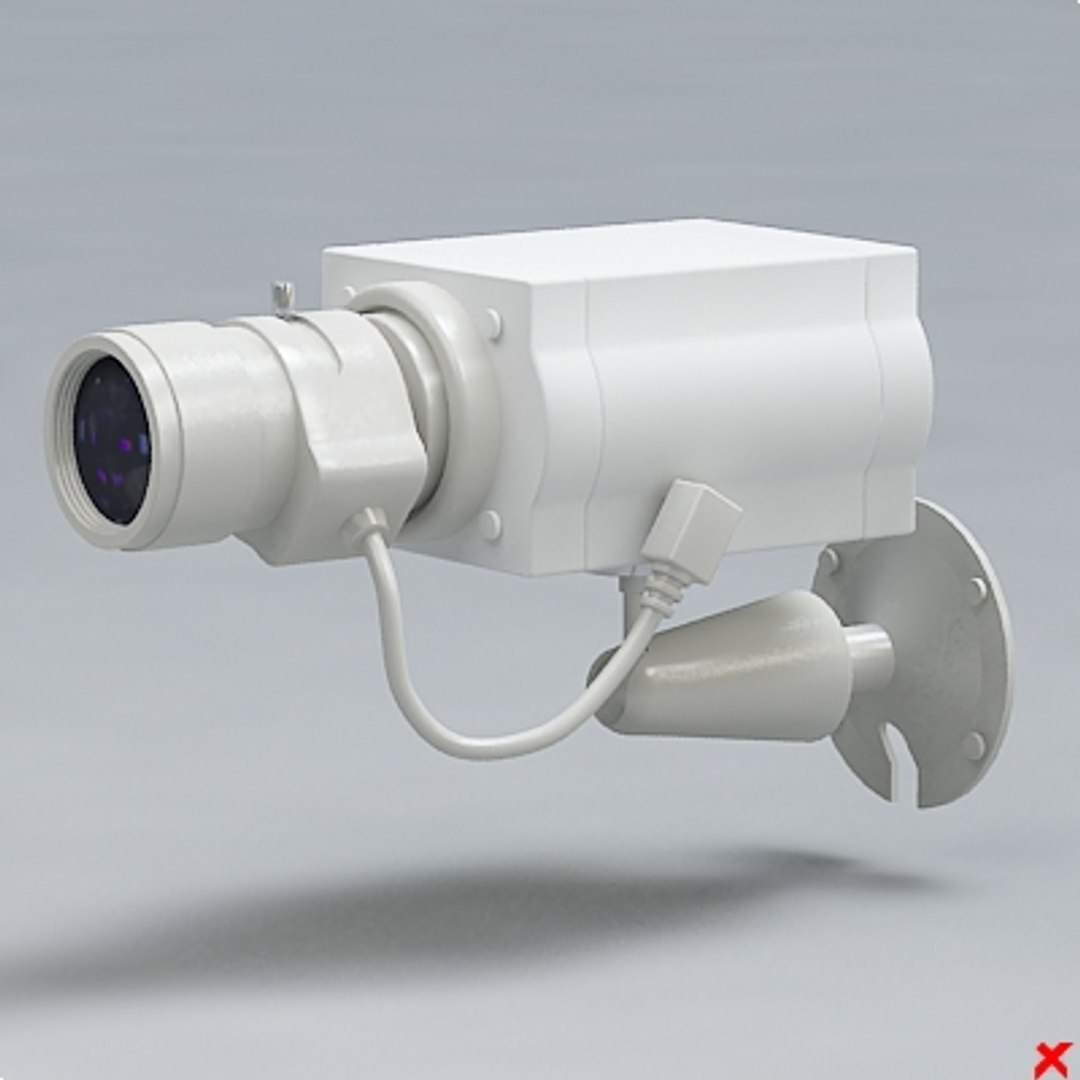 3d Model Security Camera