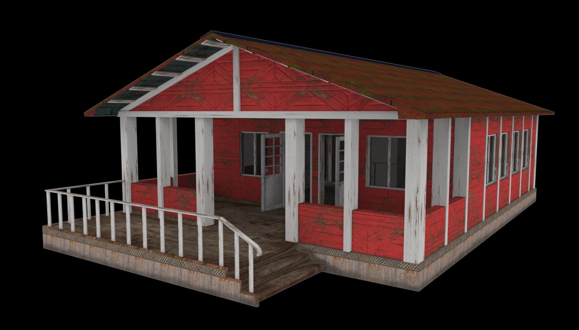 Russian Hut Building 3D Model - TurboSquid 1432469