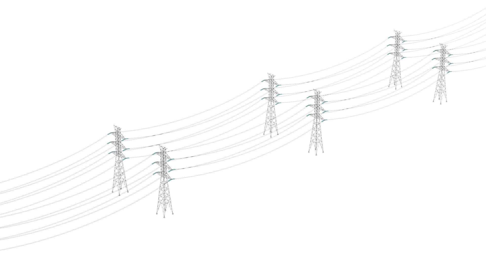 3D Model Power Line - TurboSquid 2252816