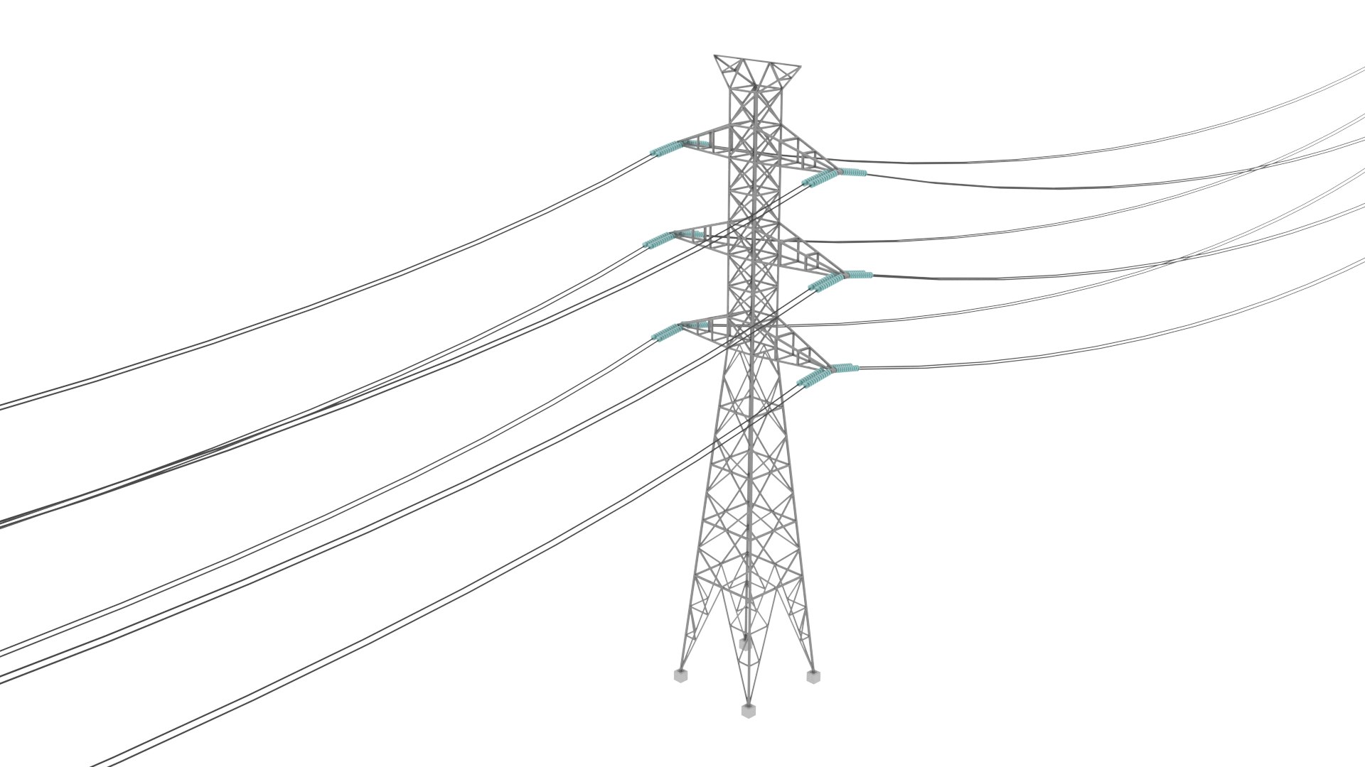3D Model Power Line - TurboSquid 2252816