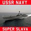 Russian Navy Destroyer Project 1157 3d Model