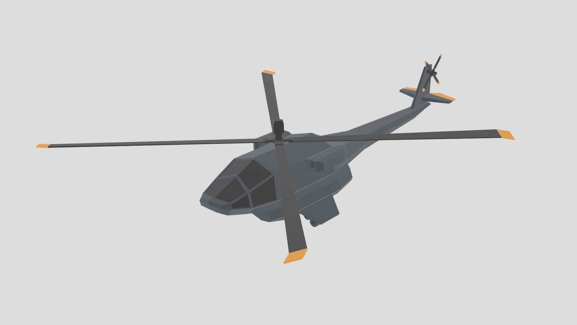 Low-poly Helicopter 3D - TurboSquid 1591950