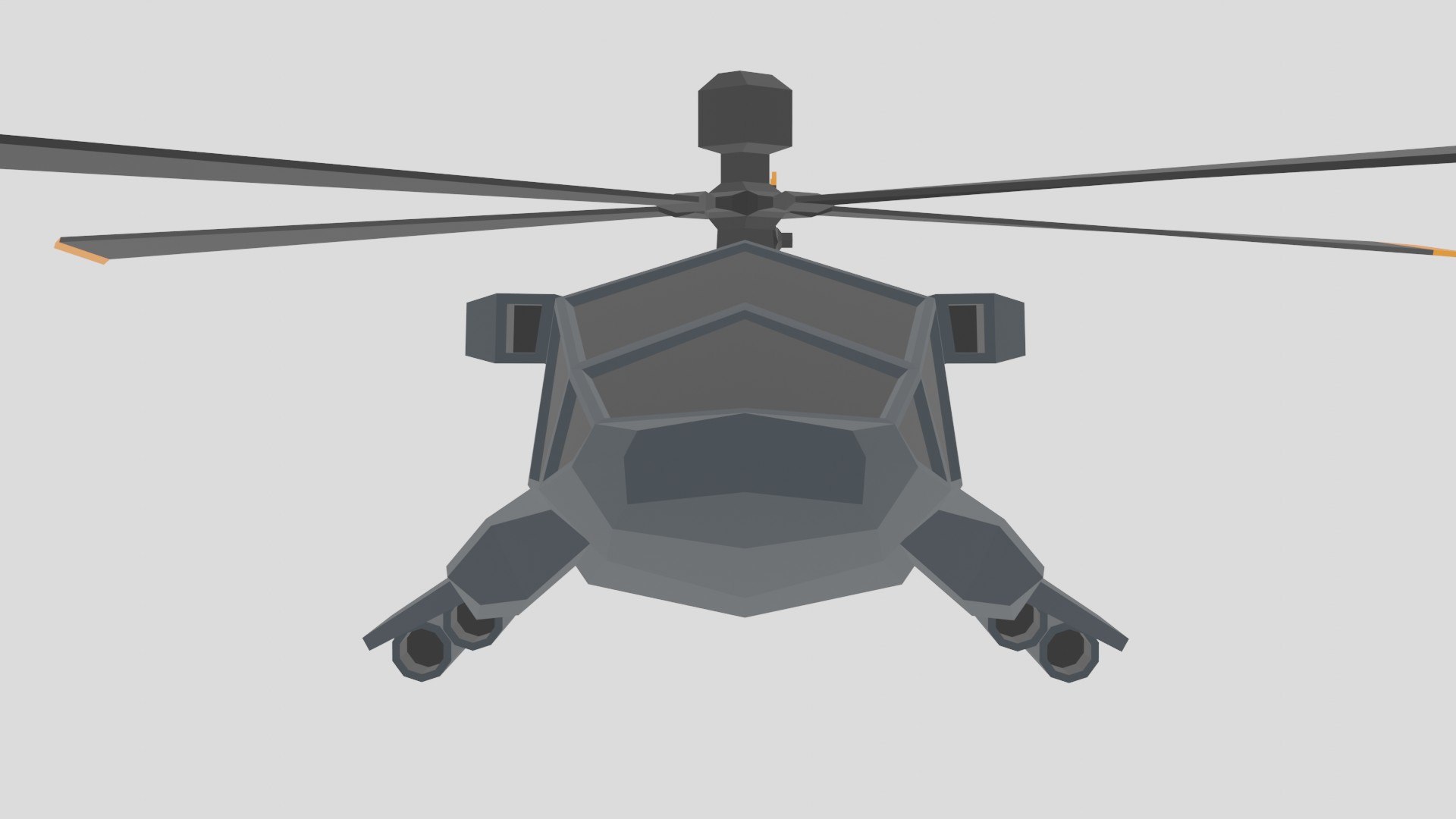 Low-poly Helicopter 3D - TurboSquid 1591950