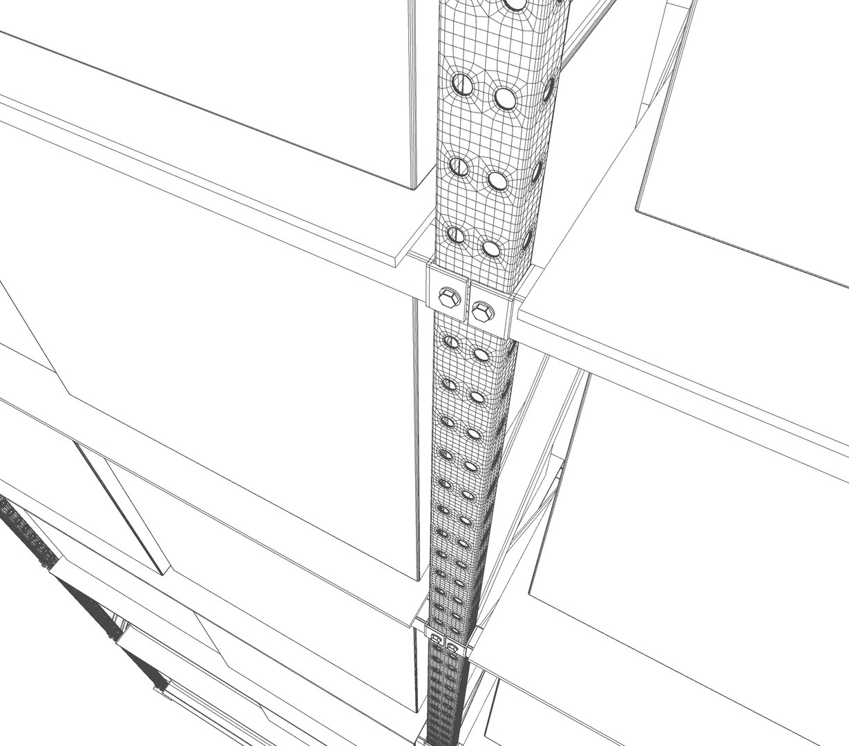 3D Warehouse Shelf Stack Model - TurboSquid 2018091