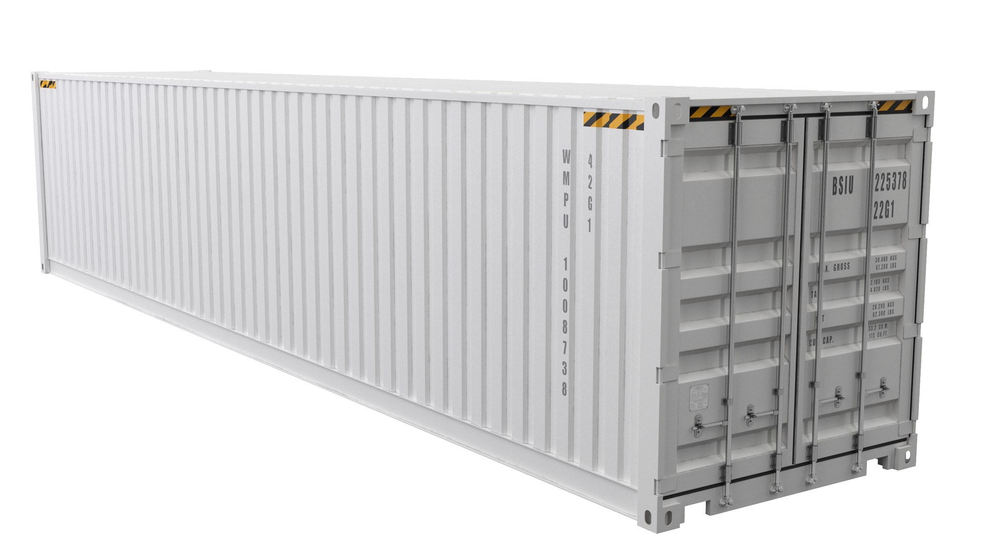 40ft Shipping Container 3D Model - TurboSquid 1934396