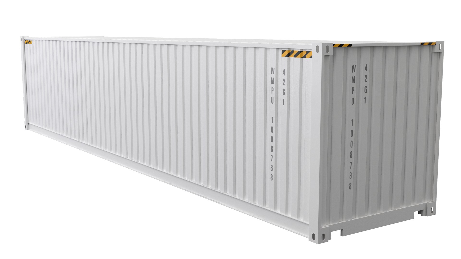40ft Shipping Container 3D Model - TurboSquid 1934396