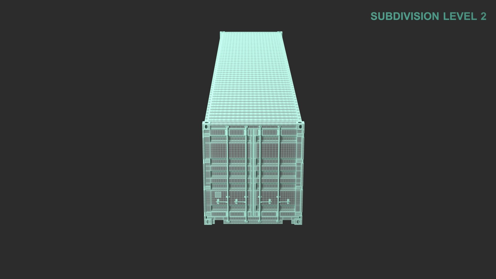 40ft Shipping Container 3D Model - TurboSquid 1934396